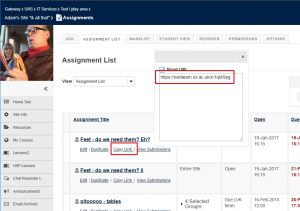 An Improved Method of Linking Directly to a WebLearn Assignment | WebLearn Blog