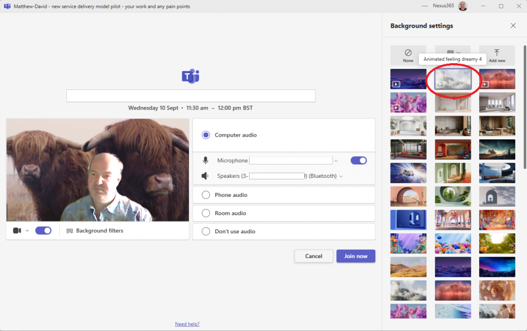 Custom animated backgrounds on Microsoft Teams | Nexus: News